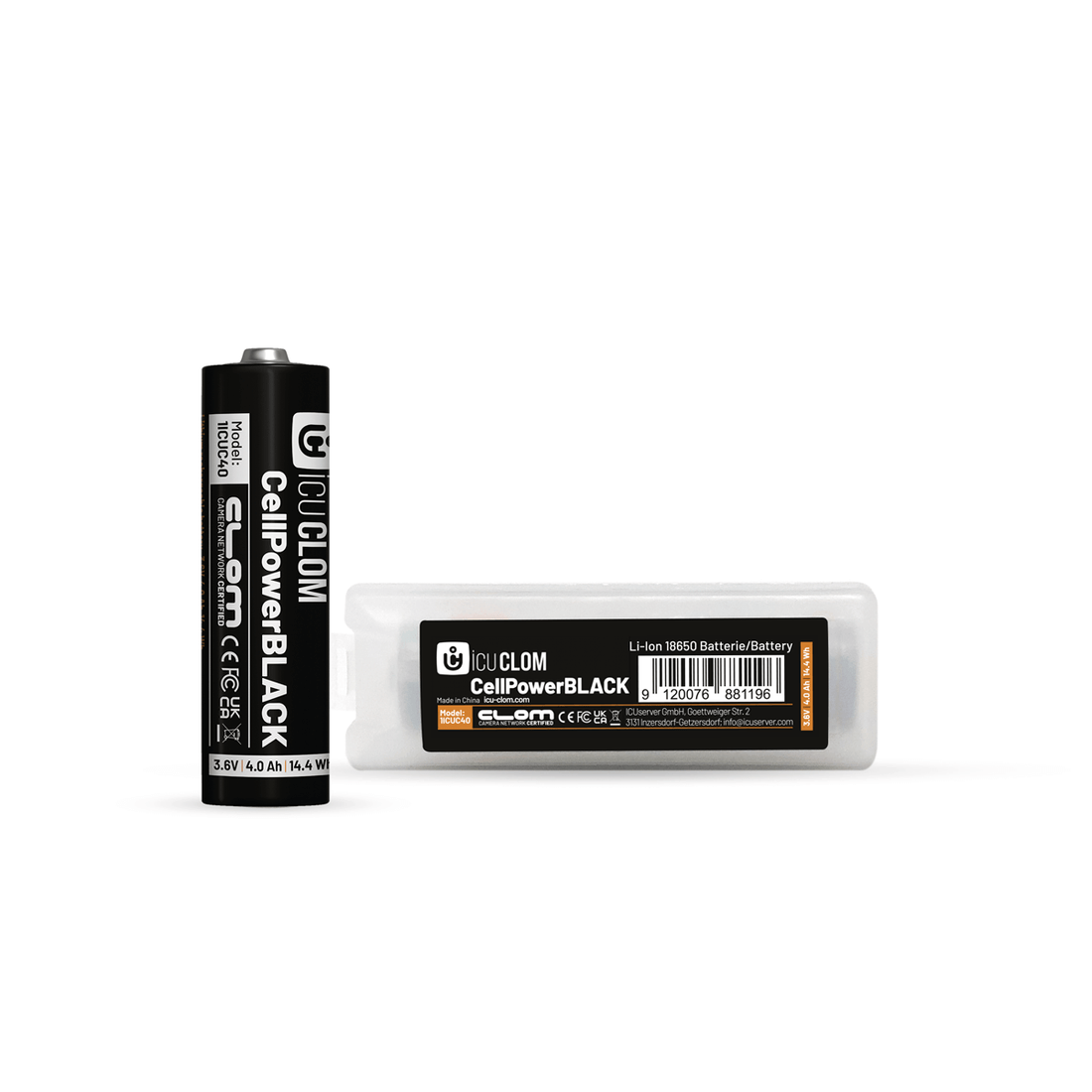 CellPower BLACK 18650 | ICU CLOM zertifizierte Stromversorgungen ...